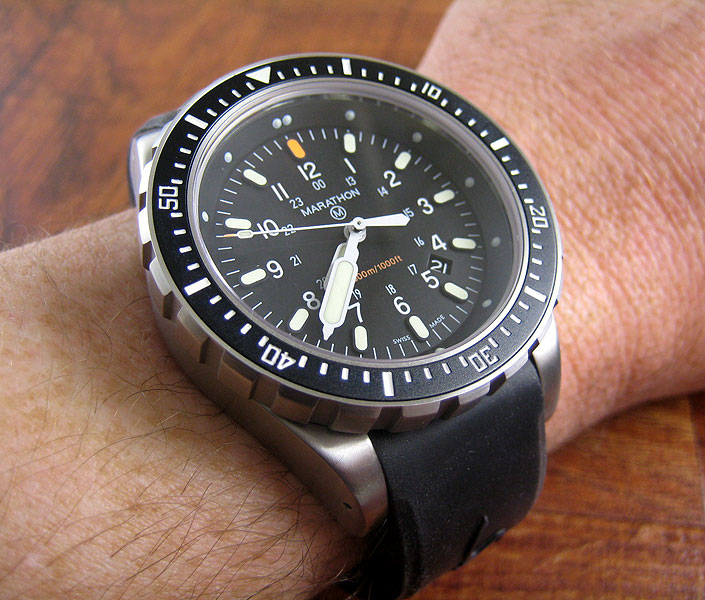 JSAR on a Sinn U1 rubber strap | WatchUSeek Watch Forums